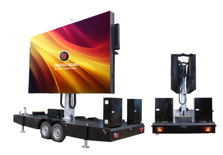 United Signs Mobile LED Trailers | LED Screens & Video Wall