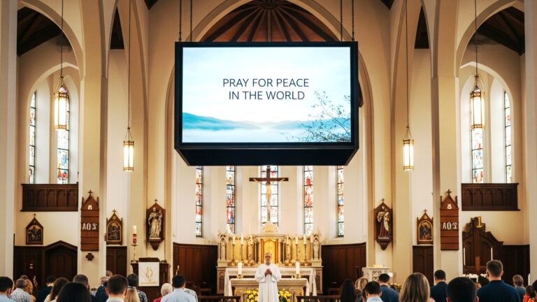 Worship Walls: LED Displays for Churches & Ministries